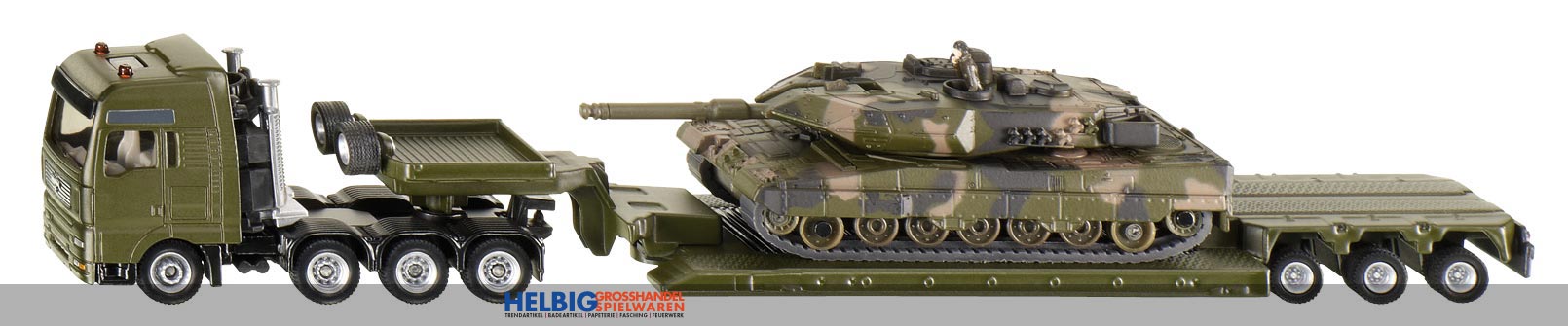 Siku 1872 - Tieflader mit Panzer