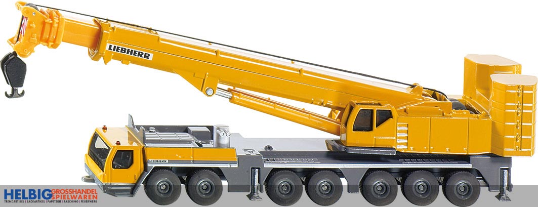 Liebherr Mobilkran, Super-Siku Serie, Maßstab 1:87, im Fensterkarton