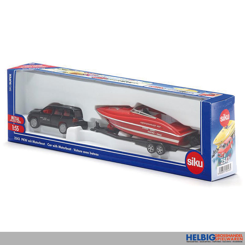 Siku 2543 - PKW mit Motorboot