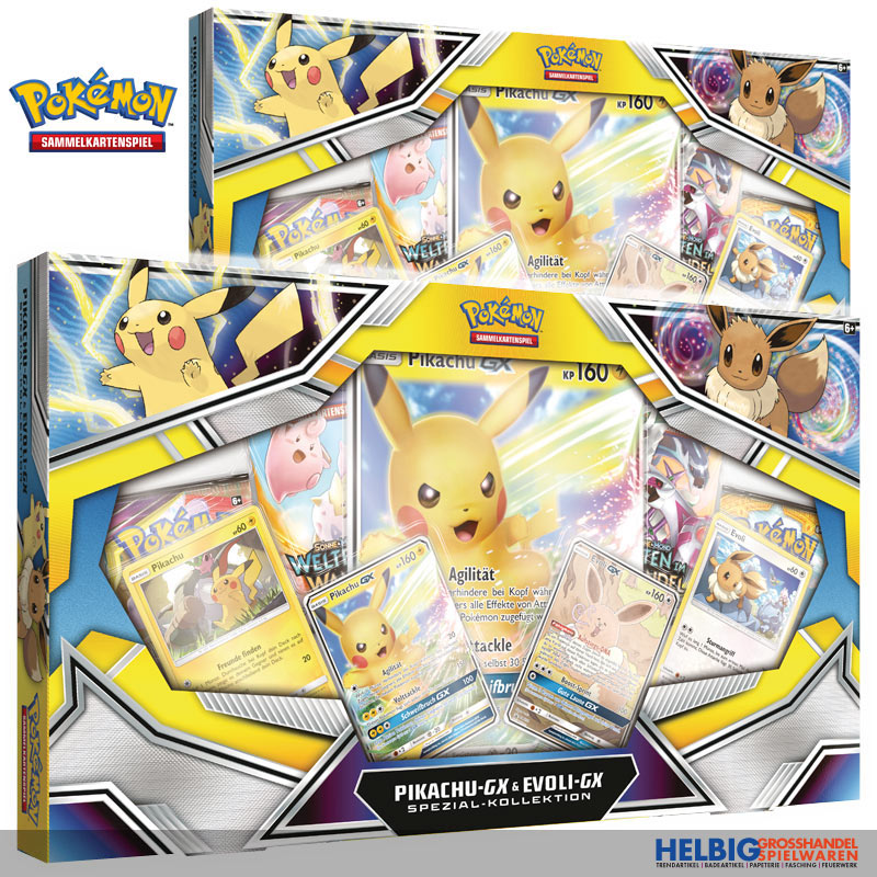 Pokemon - Pkm Box: Pikachu-GX & Eevee-GX Kollektion (DE)-45011